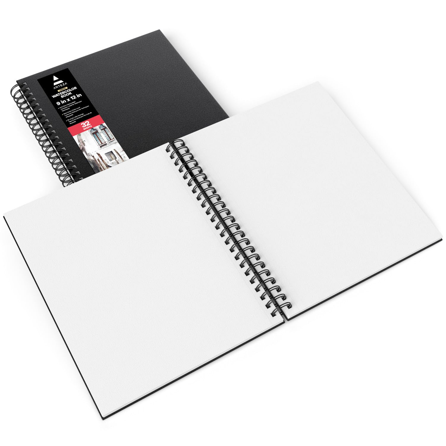 Snapklik.com : Watercolor Sketchbook, 2-Pack, 64 Pages Each, 9 X 12 ...
