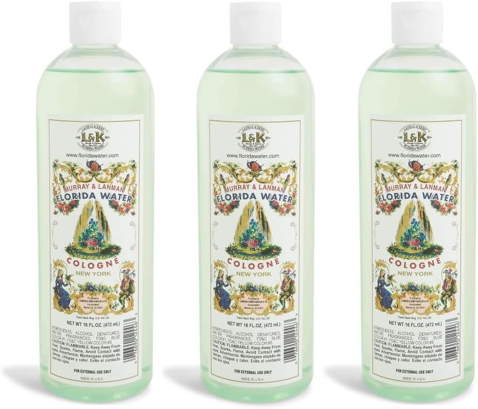 Amazon.com : Lanman & Kemp Authentic Real Florida Water Cologne Florida ...