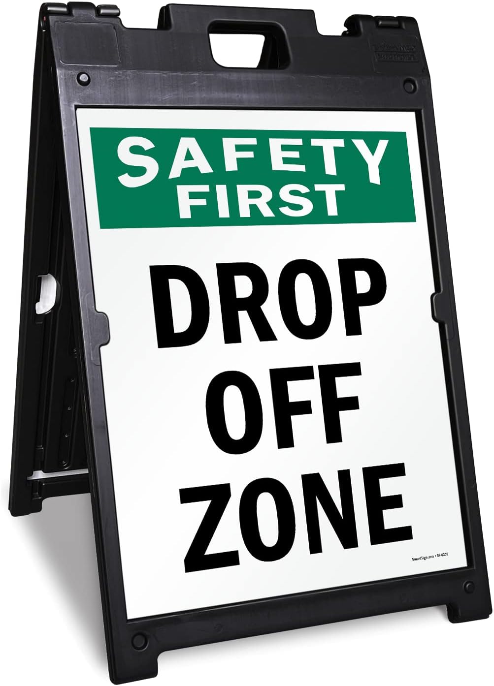 Amazon.com: SmartSign 24 x 18 inch “Safety First - Drop Off Zone” Two ...