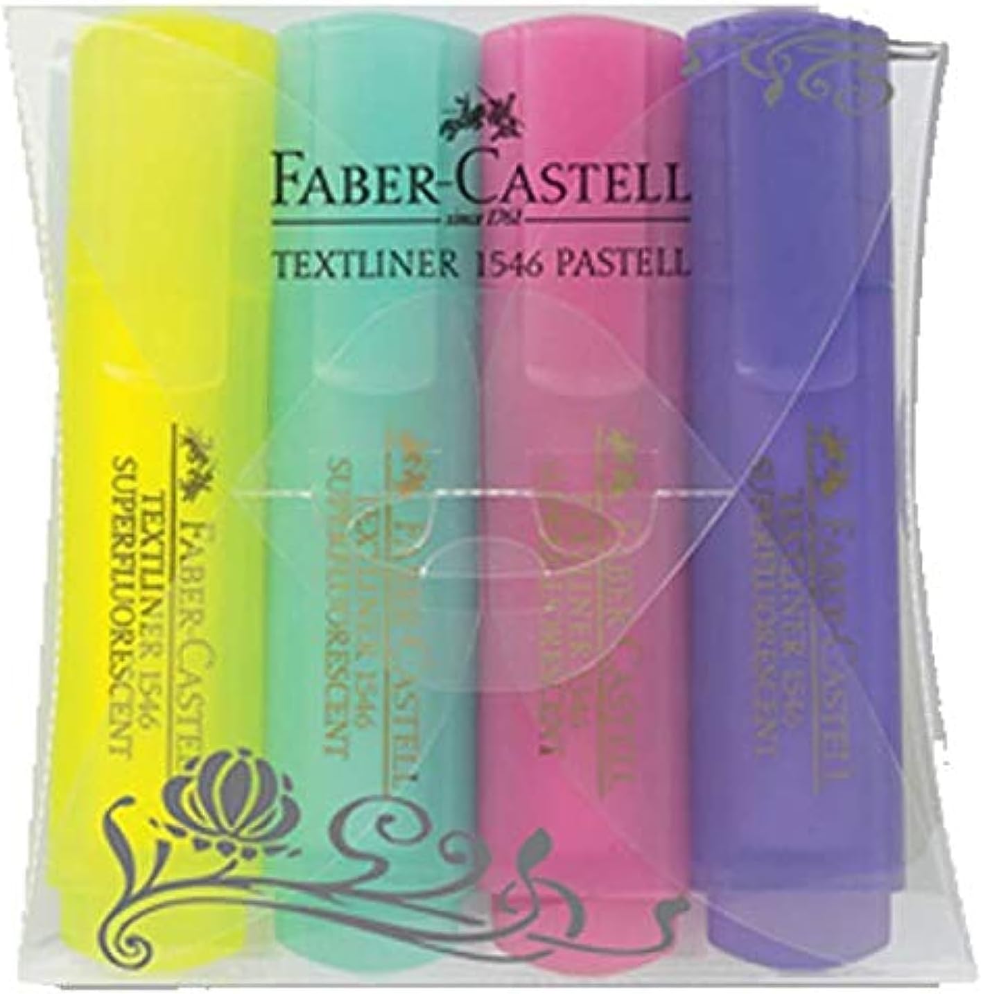 Faber Castell Textliner Highlighter Pen 48 Promotion 6+2 : Amazon.co.uk ...