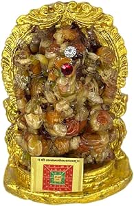 Amazon.com: Navdhanya Ganesha (Vinayagar) (3 inches) Statue : Home ...
