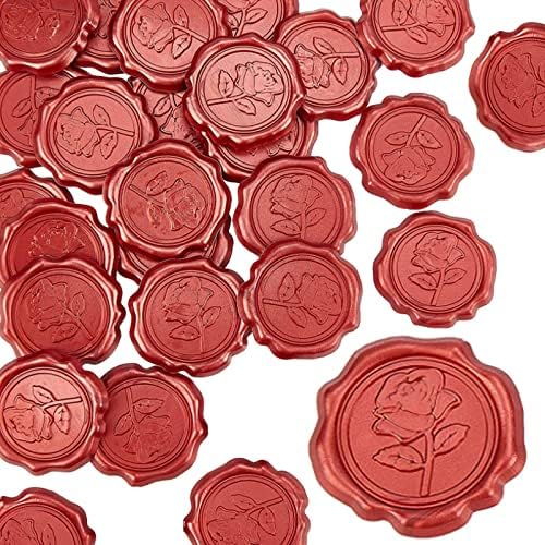 TIESOME 36 Pcs Wax Seal Stickers, Handmade Self Adhesive Wax Stickers ...