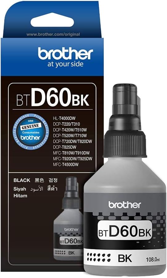 Brother BT-D60BK Ink Bottle (Black) : Amazon.in: Computers & Accessories