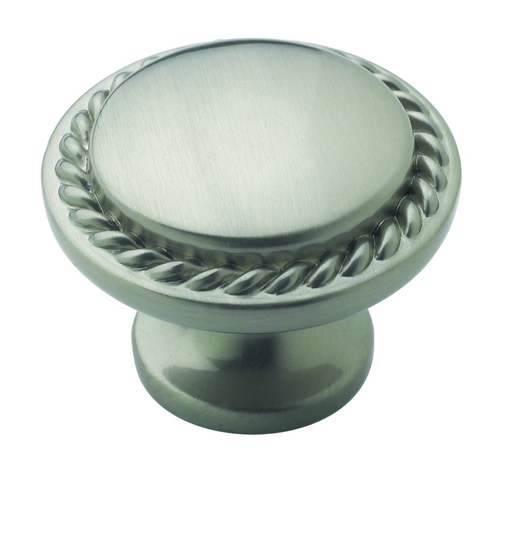 Amazon.com: Amerock | Cabinet Knob | Satin Nickel | 1-3/16 inch (30 mm ...