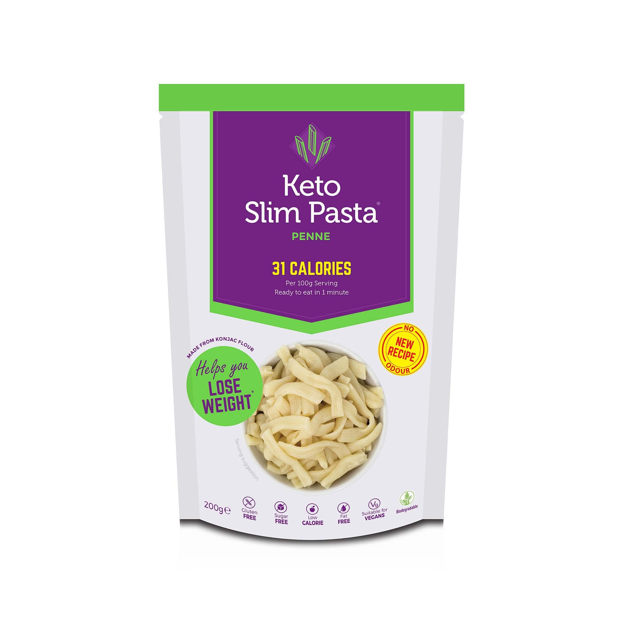 Buy Eat Water | Slim Pasta Penne No Drain 10 Pack * 200 Grams | Made ...