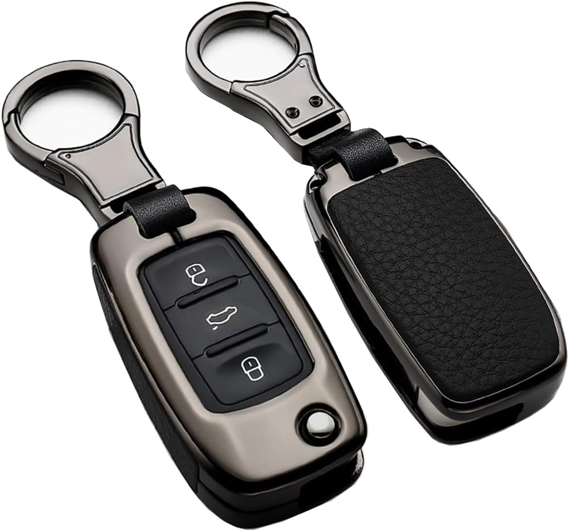 Amazon.com: ontto Fit for Volkswagen Key Fob Cover Key Case Remote ...
