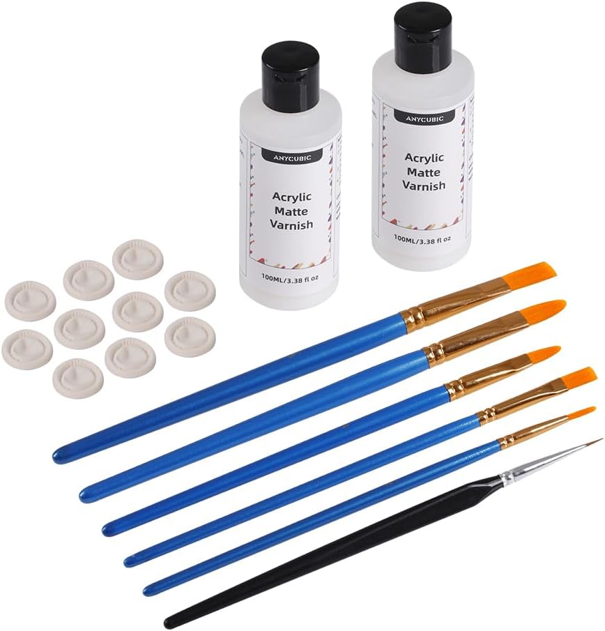 ANYCUBIC 3D Paint Kit,Acrylic Matte Varnish （2pcs） : Amazon.ca ...