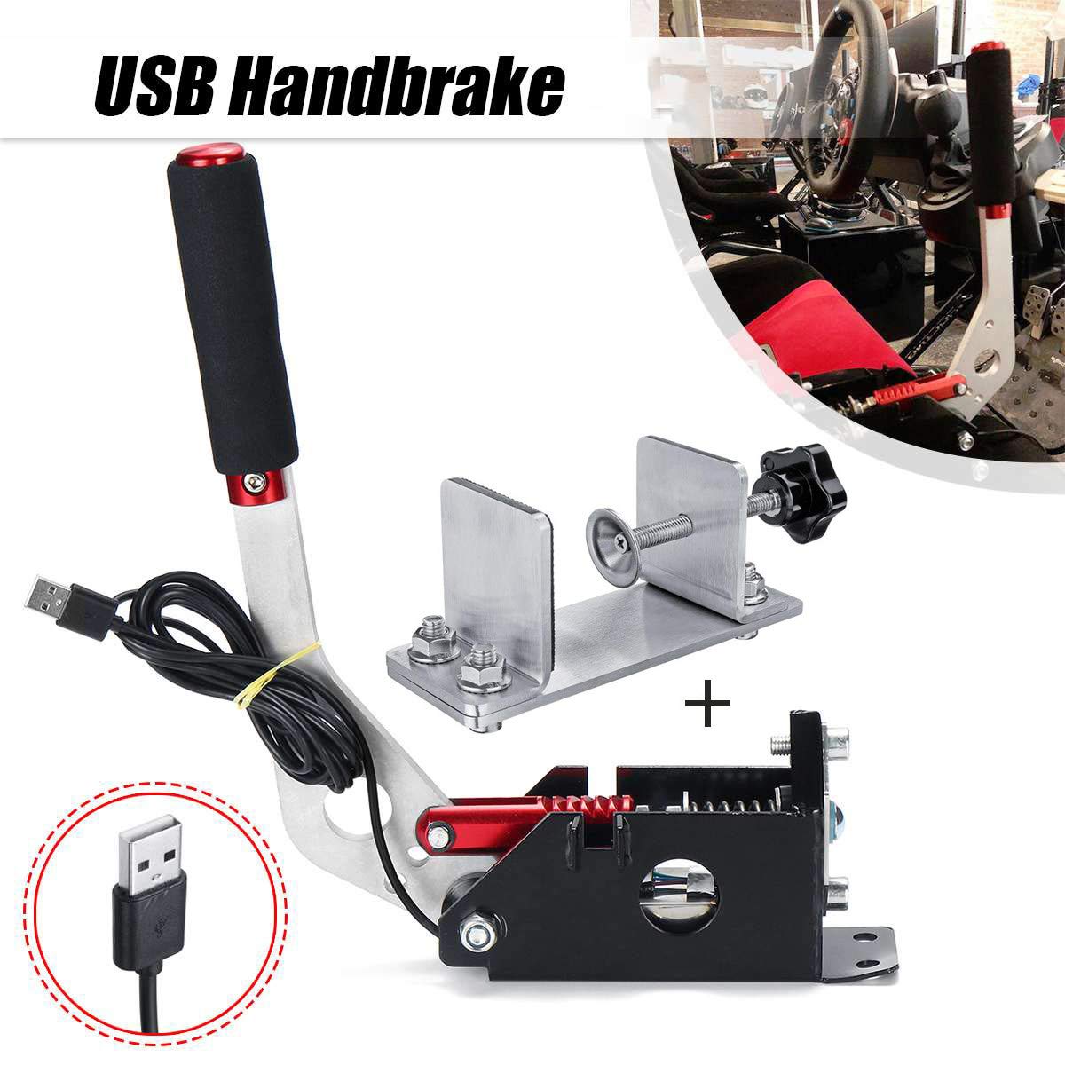 Buy 14 Bit Hall Sensor USB Handbrake Sim, with Clamp, Windows PC, for ...