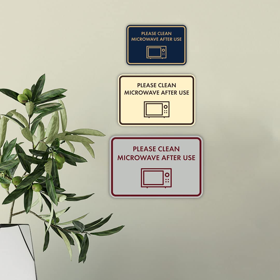 Funny Clean Microwave Signs