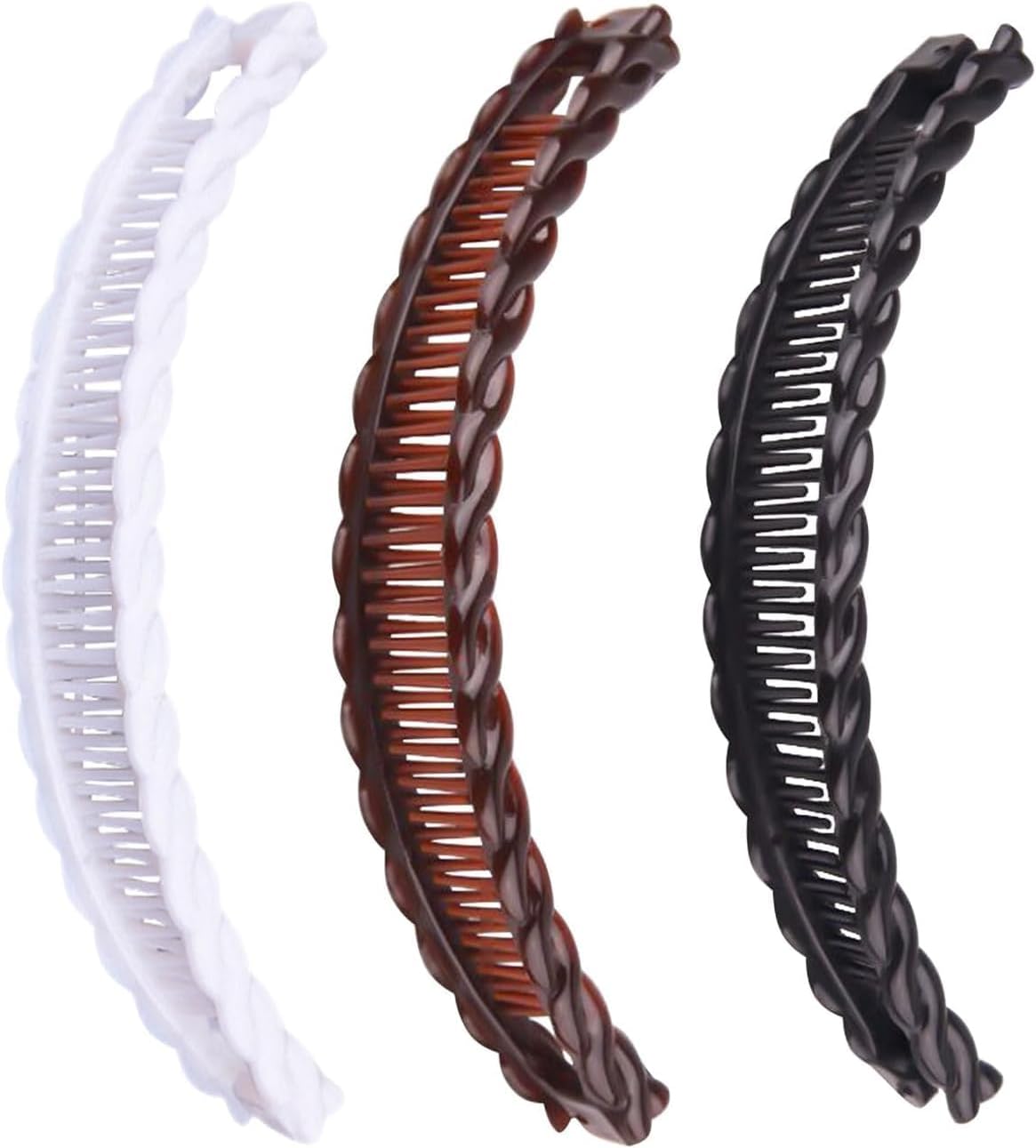 Amazon.com: 6-Piece Banana Hair Clips - Large Non-Slip Claw Clips for Thin, Fine, Thick Hair ...