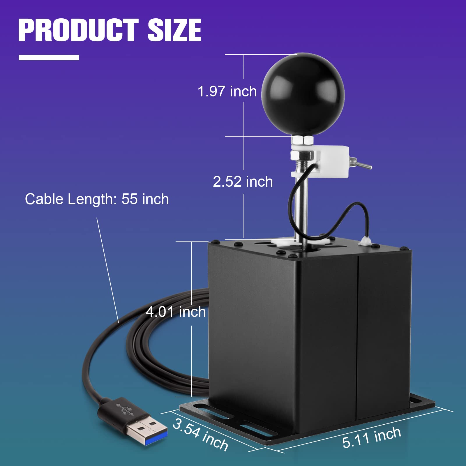 Snapklik.com : Aikeec USB Simulator Shifter For ATS ETS Dust WRC Sim ...