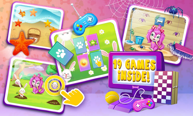 Pink Dog Mimi - My Virtual Pet Puppy Care & Games - App on the Amazon ...