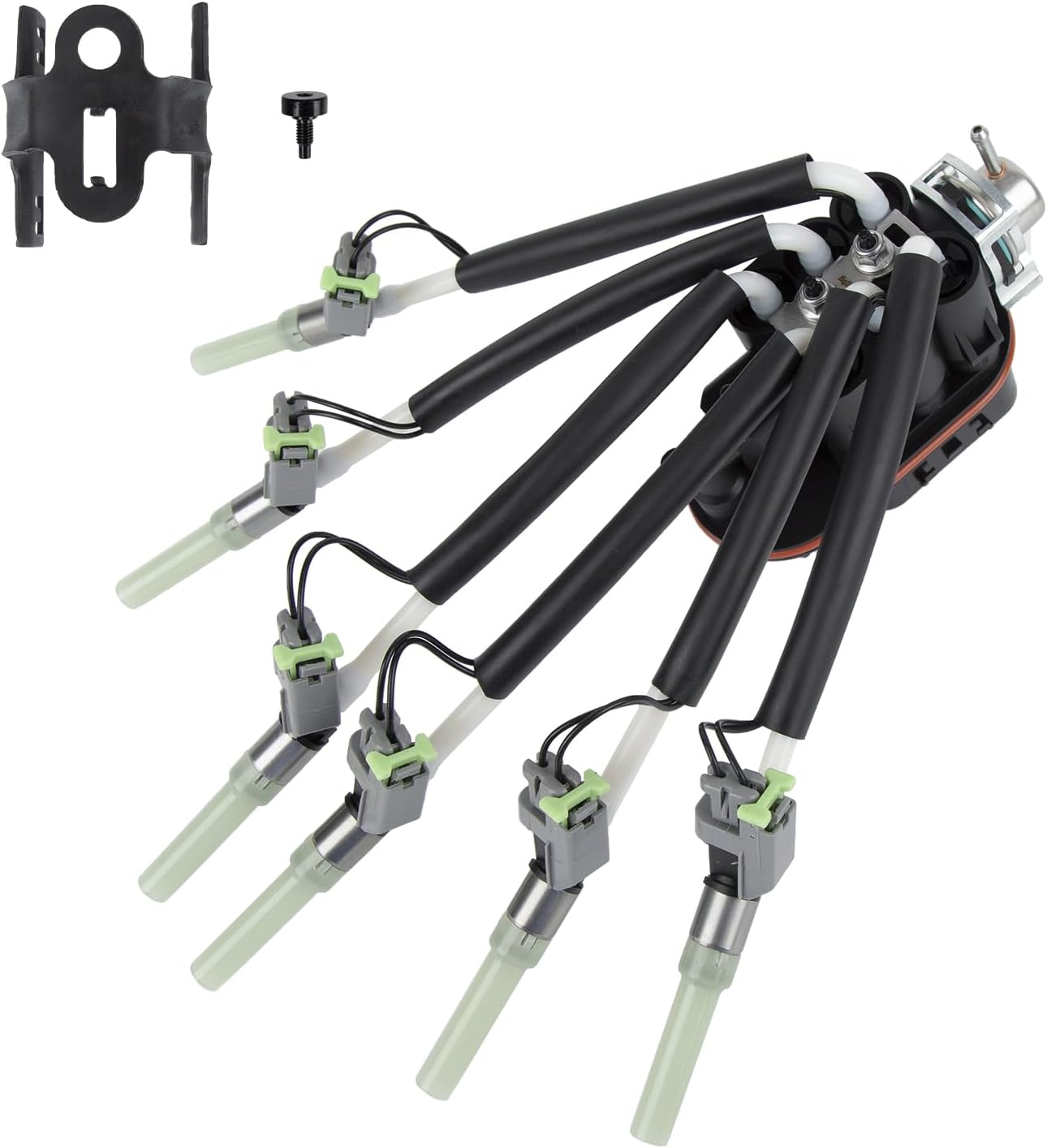 Amazon.com: NEWZQ Central Fuel Spider Injector w/Bracket 4.3L V6 ...