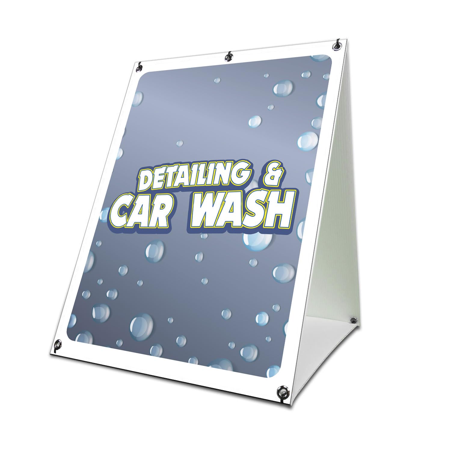 Amazon.com: Detailing and Car Wash 18" x 24" A-Frame Sidewalk Sign ...