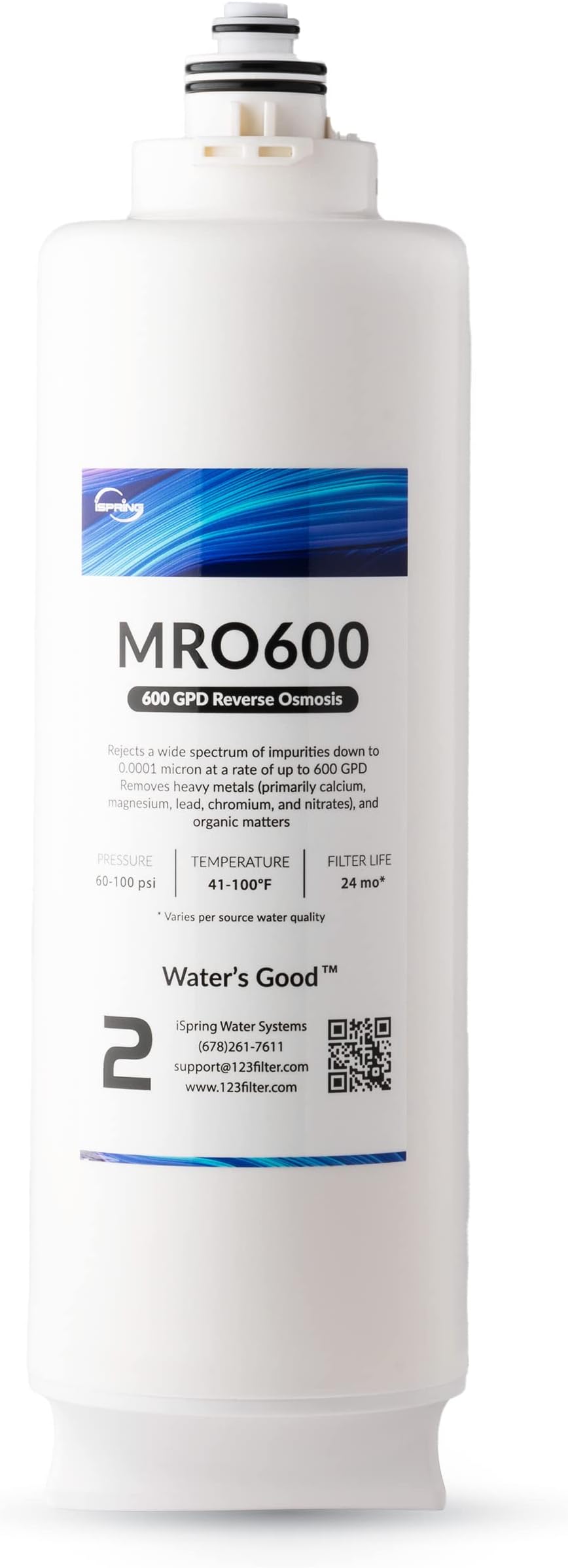 Amazon.com: iSpring MRO600 RO Membrane Reverse Osmosis Replacement ...