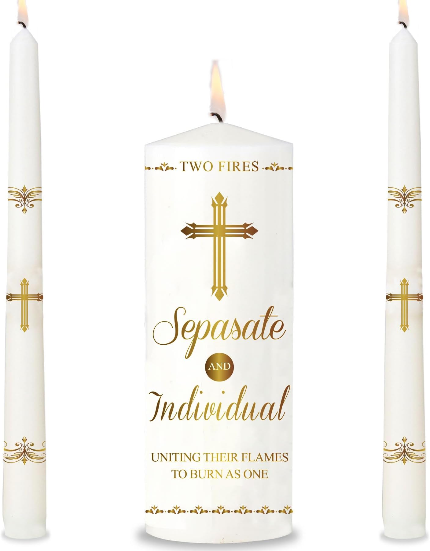 Amazon.com: Unity Candles for Wedding Ceremony Set - Wedding Candles ...
