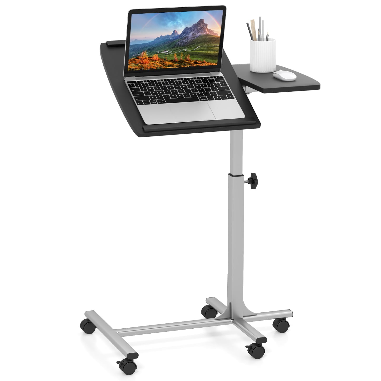 Amazon.com: Giantex Mobile Standing Desk, Height Adjustable Rolling ...