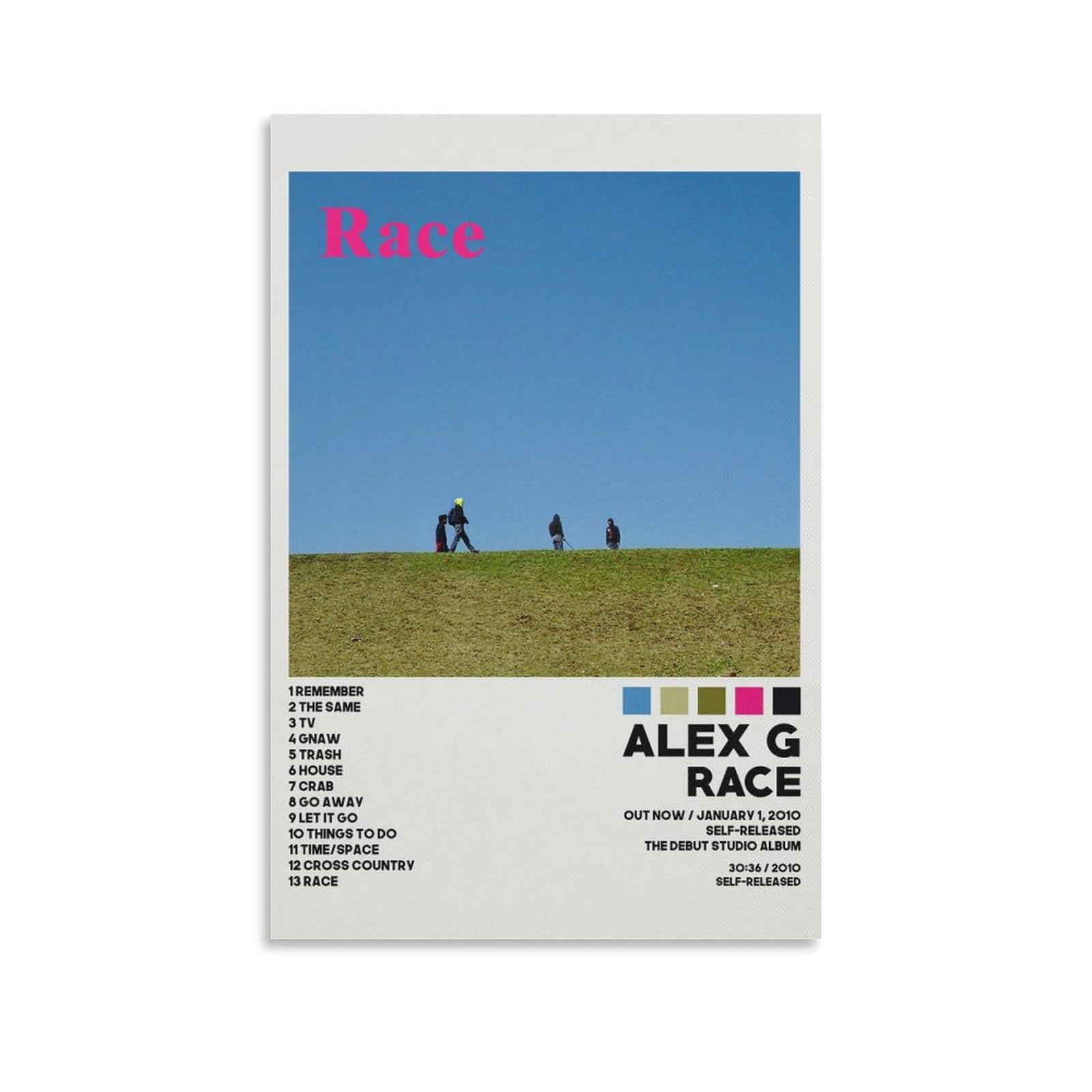 Amazon.com: XUNDAOYU Alex G Race Music Poster Canvas Poster Wall ...