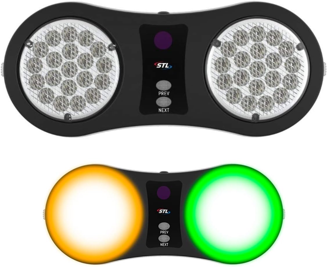 Amazon.com: SpeedTech Lights Arc TIR LED Flip Down With Velcro Straps ...