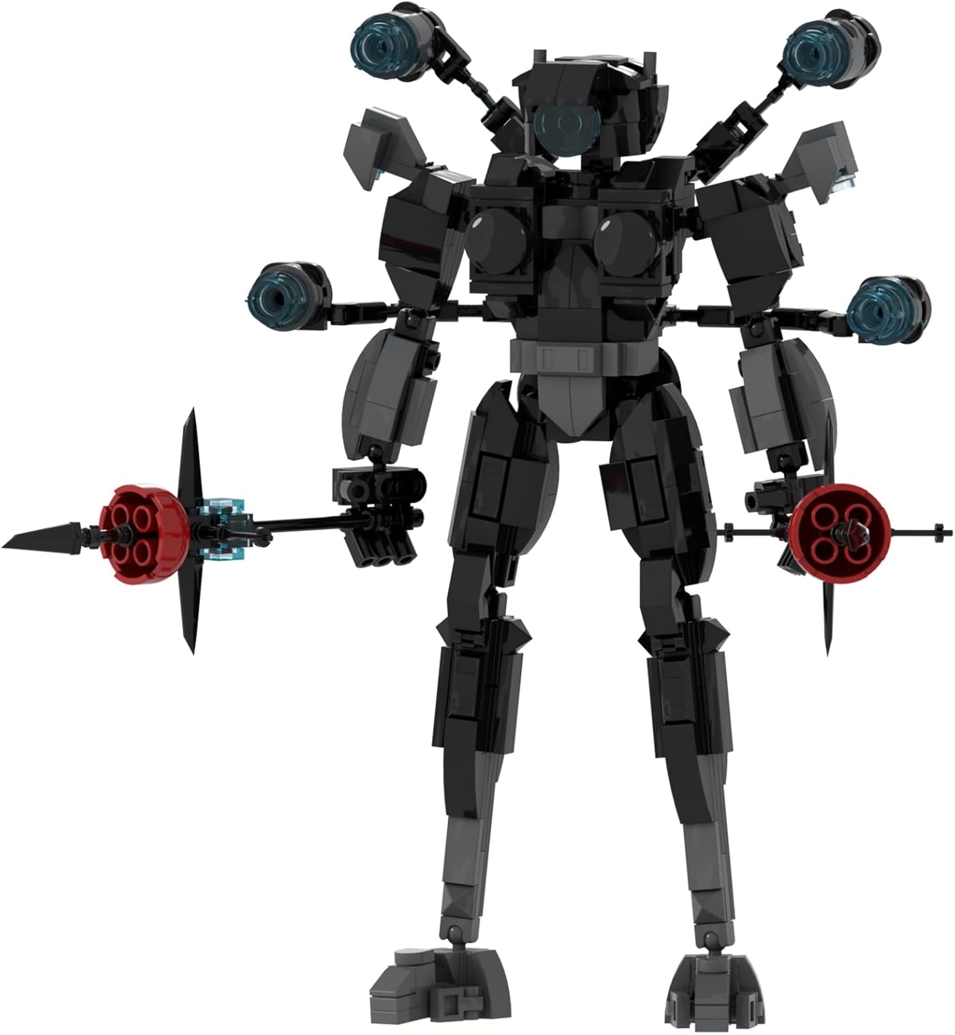 Amazon.com: Upgraded Titan Clockman Block Skibid Toilet Cameraman Block ...