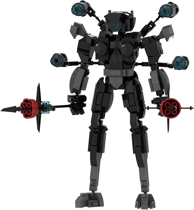 Amazon.com: Upgraded Titan Clockman Block Skibid Toilet Cameraman Block ...