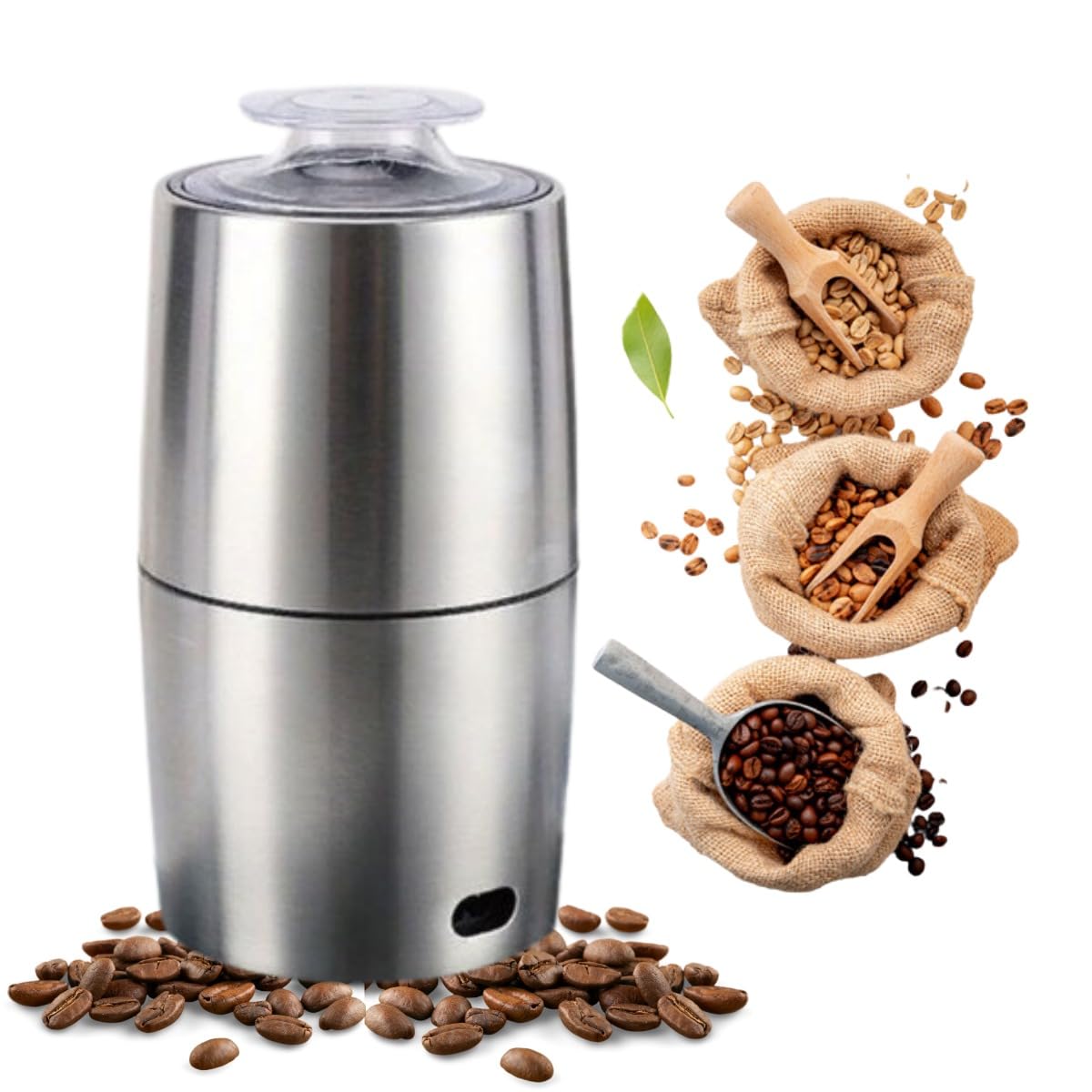 Moedor triturador de Café Sementes Cereais Grãos Moagem padrão Elétrico ...