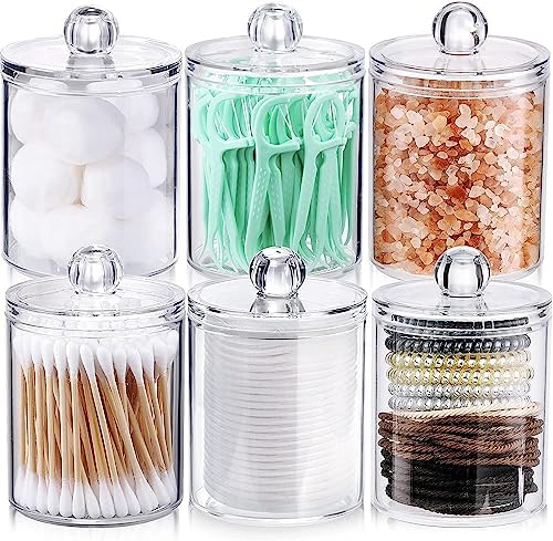 Zeinwap Cottonswab Storage Dispenser, Cotton Ball Holder Cotton/Earbud ...