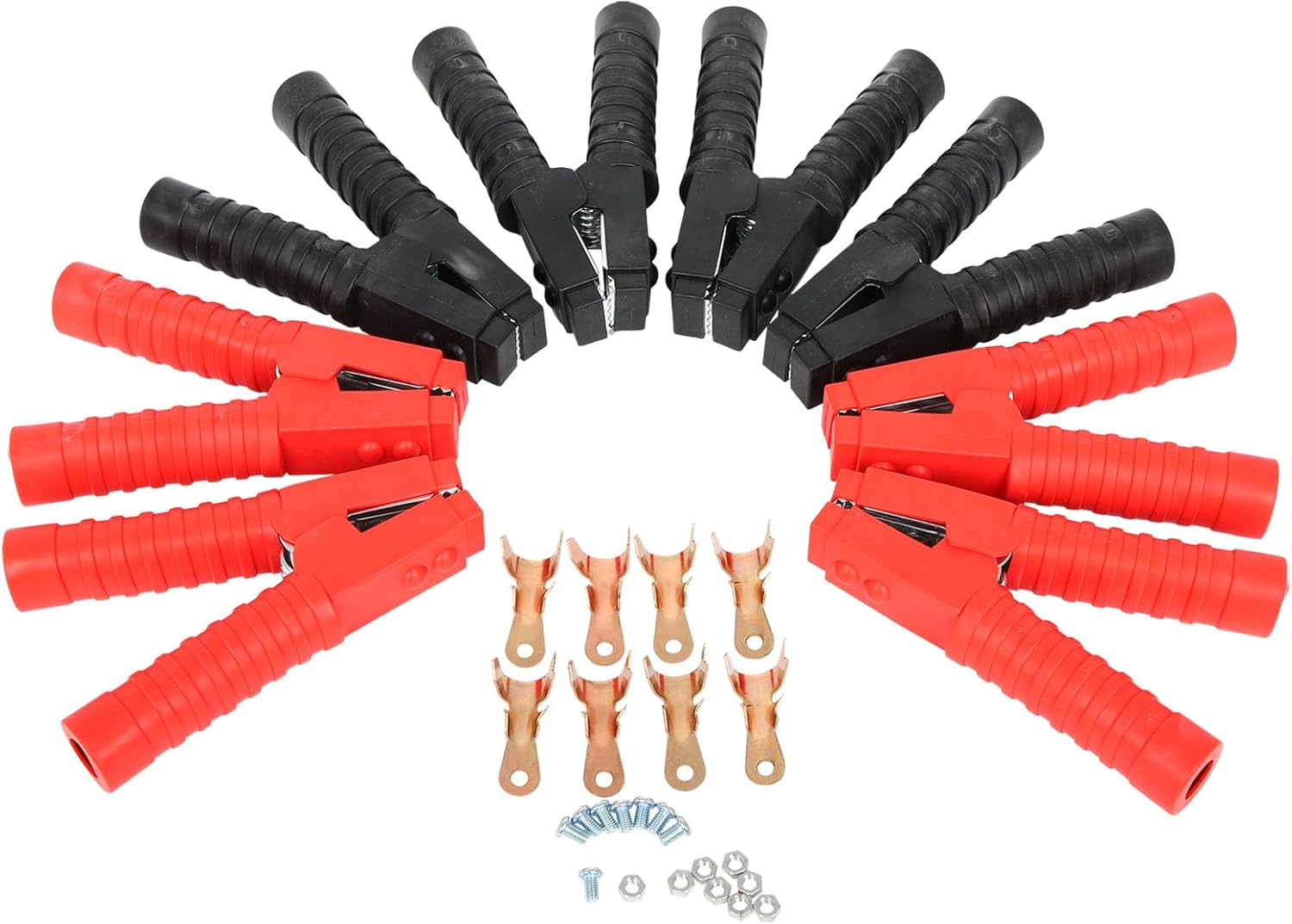 Amazon.com: SCITOO 8 PCS Jumper Cable Clamps 500A Heavy Duty Pure ...