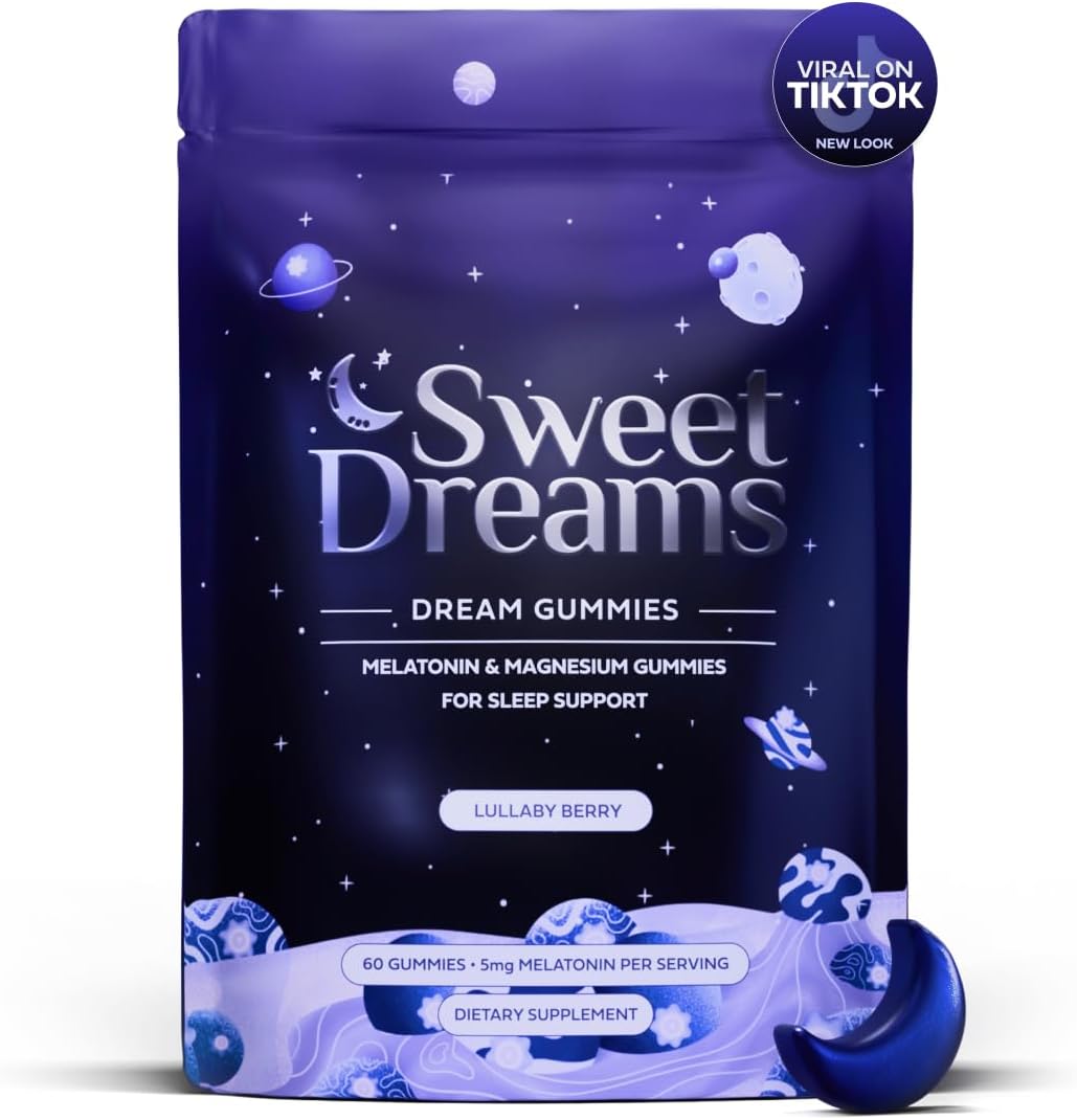 Amazon.com: SweetDreams Dream Gummies Natural Sleep Aid for Adults, 5mg ...