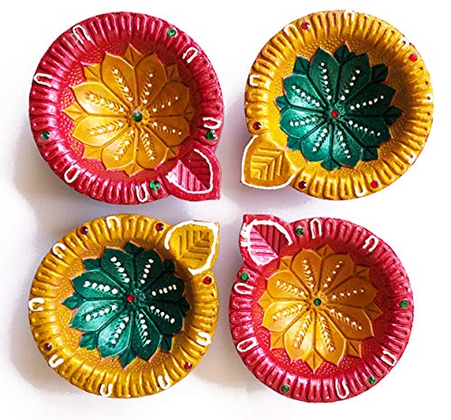 Buy Impoda 4 Pcs Set of Diwali Gift/Diwali Decorations Diwali Diya ...