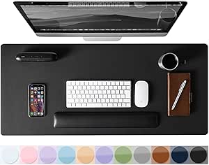 Amazon.com : Desk Pad Protector Mouse Pad, Non-slip Computer Mat for ...