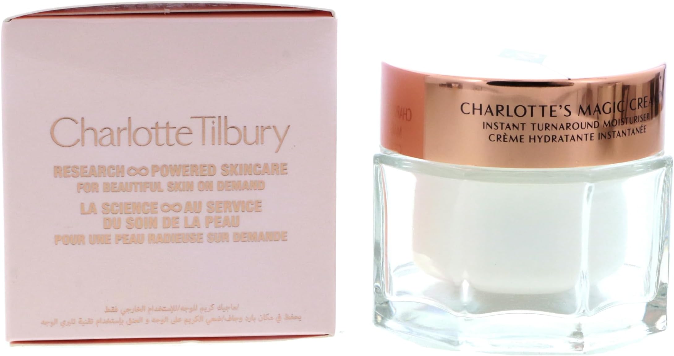 Amazon.com: Charlotte Tilbury Magic Cream 1.01 Ounce / 30ml Instant ...