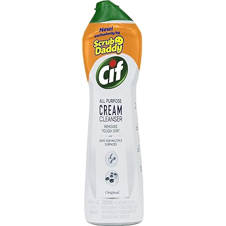 Amazon.com: Scrub Daddy Cif Cream All Purpose Cleaner, Original - Multi ...
