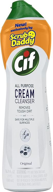 Amazon.com: Scrub Daddy Cif 16.9 oz. All Purpose Cream Original Scent ...