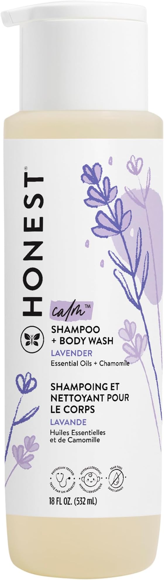 The Honest Company 2-in-1 Cleansing Shampoo + Body Wash | Gentle for ...