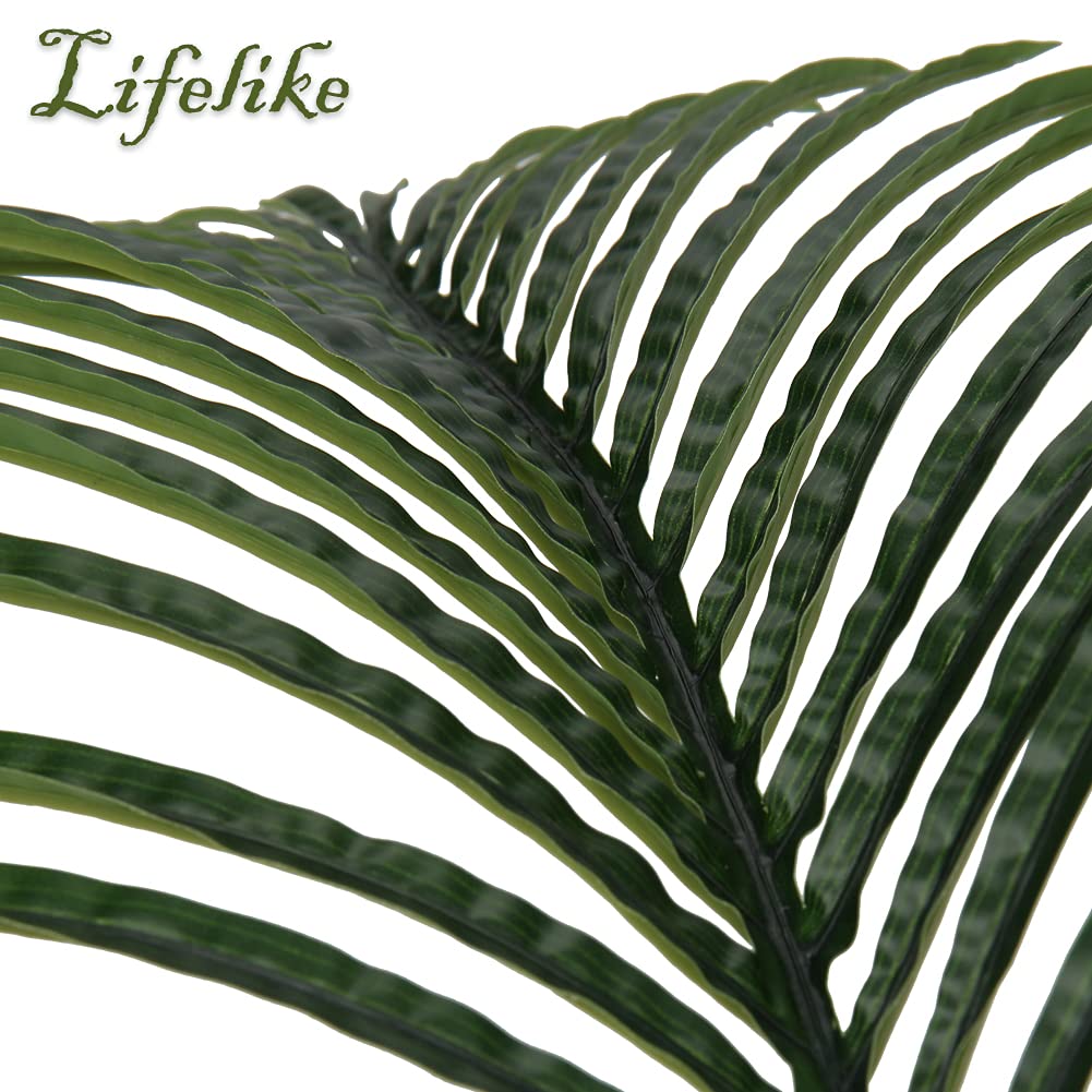 Artificial Palm Fronds Artificial Slim Palm Tree Straight Trunk 95CM