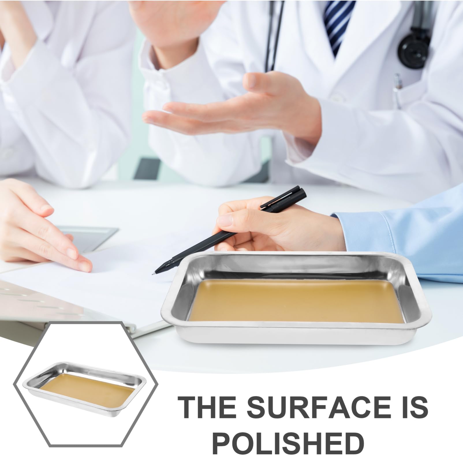 Snapklik.com : Stainless Steel Dissection Tray Versatile Wax Dissection ...