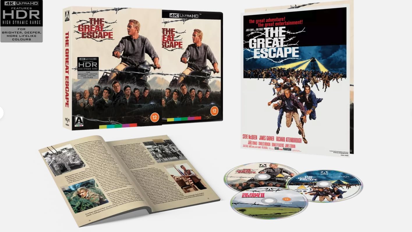 Amazon.com: The Great Escape Limited Edition 4K Ultra HD, also Includes ...