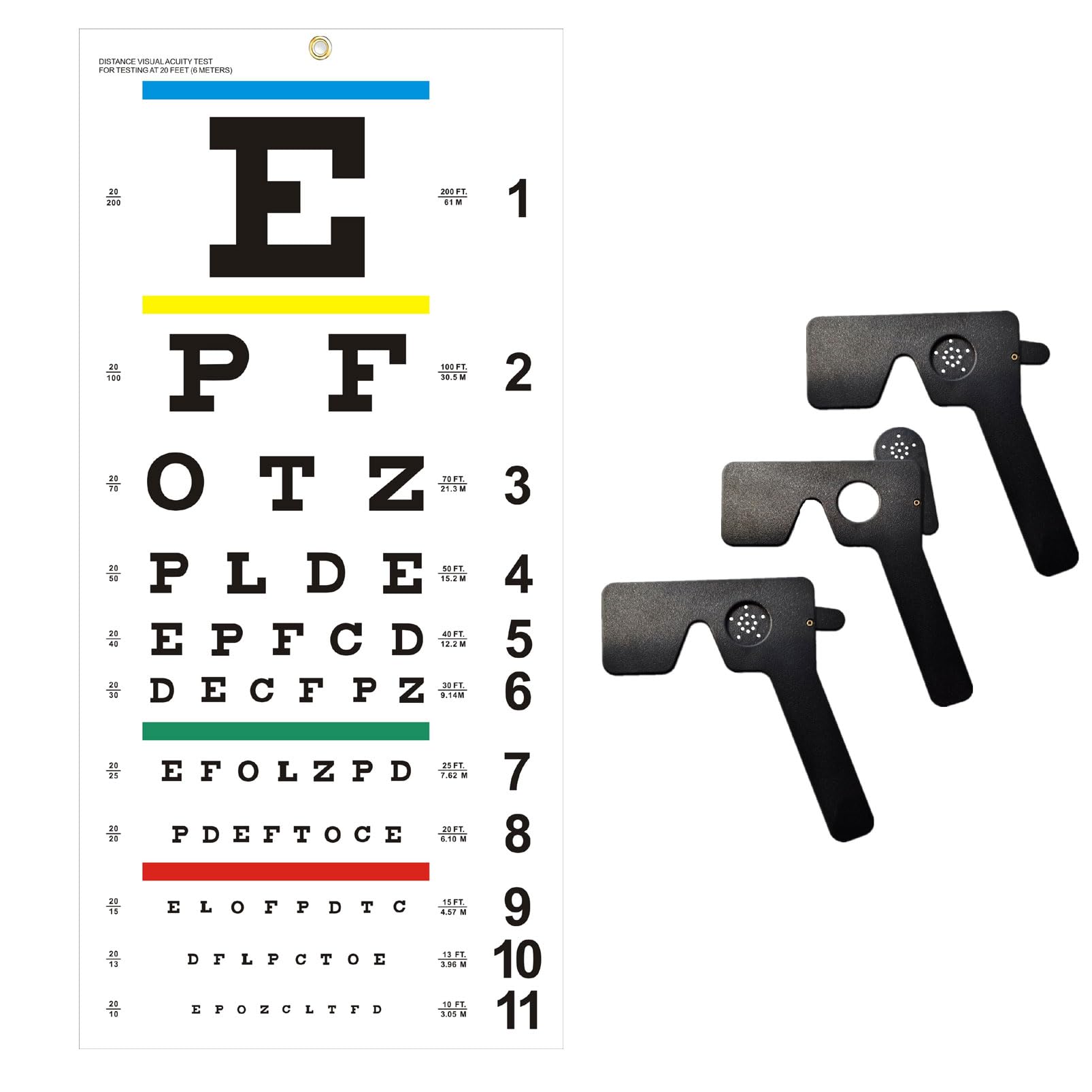 Standard Eye Test Chart Pdf Eye Test Chart Etsy Sweden
