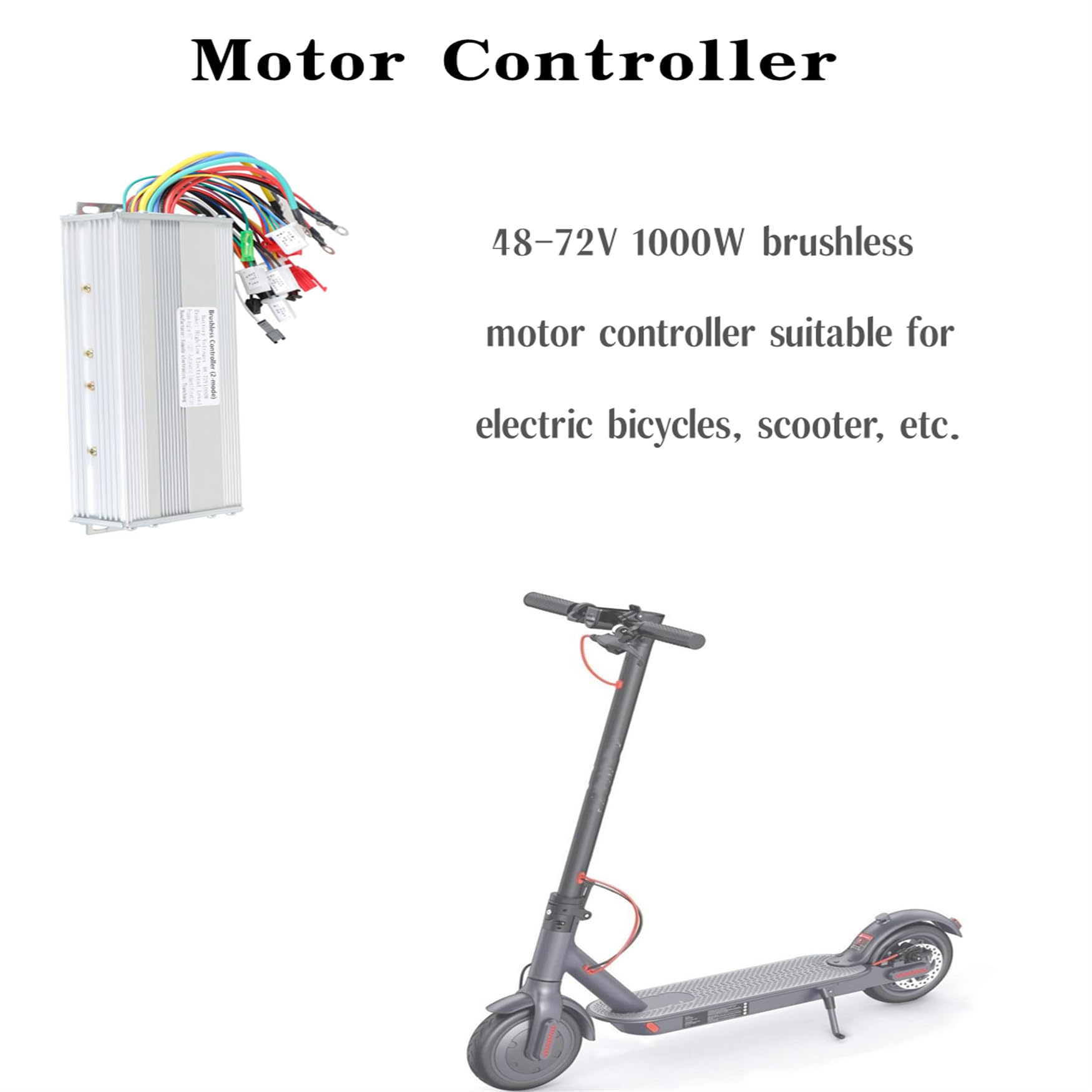 Snapklik.com : WFLNHB 48-72V 1000W Brushless DC Electric Motor Speed ...