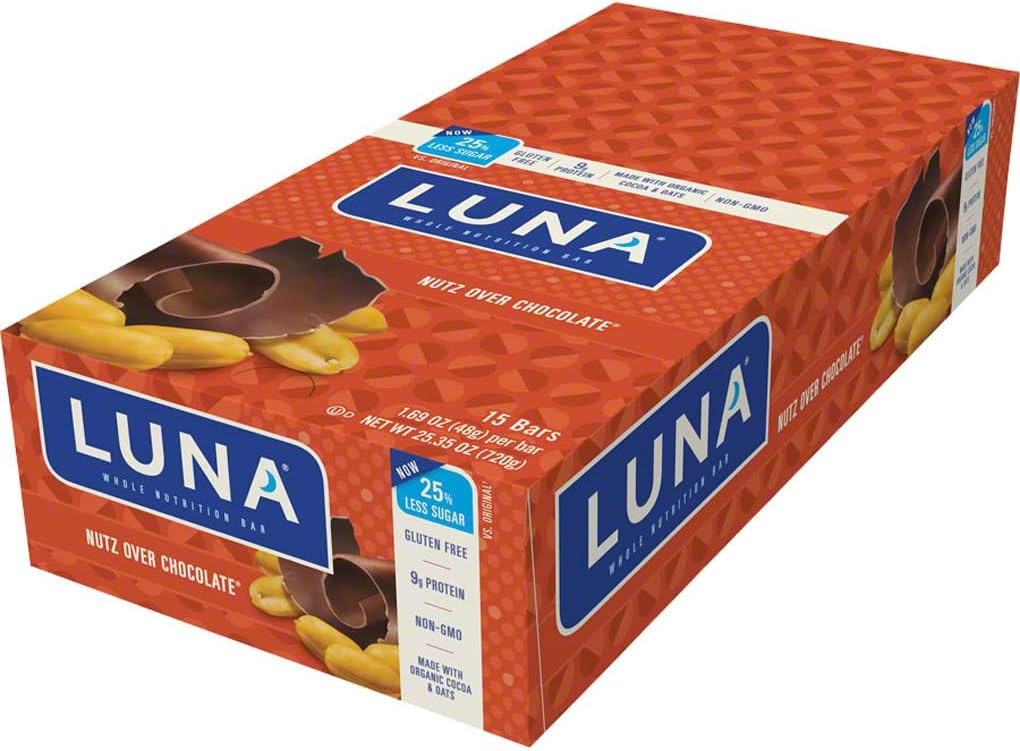 Amazon.com : LUNA Bar - Variety Pack - Gluten-Free - Non-GMO - 7-9g ...
