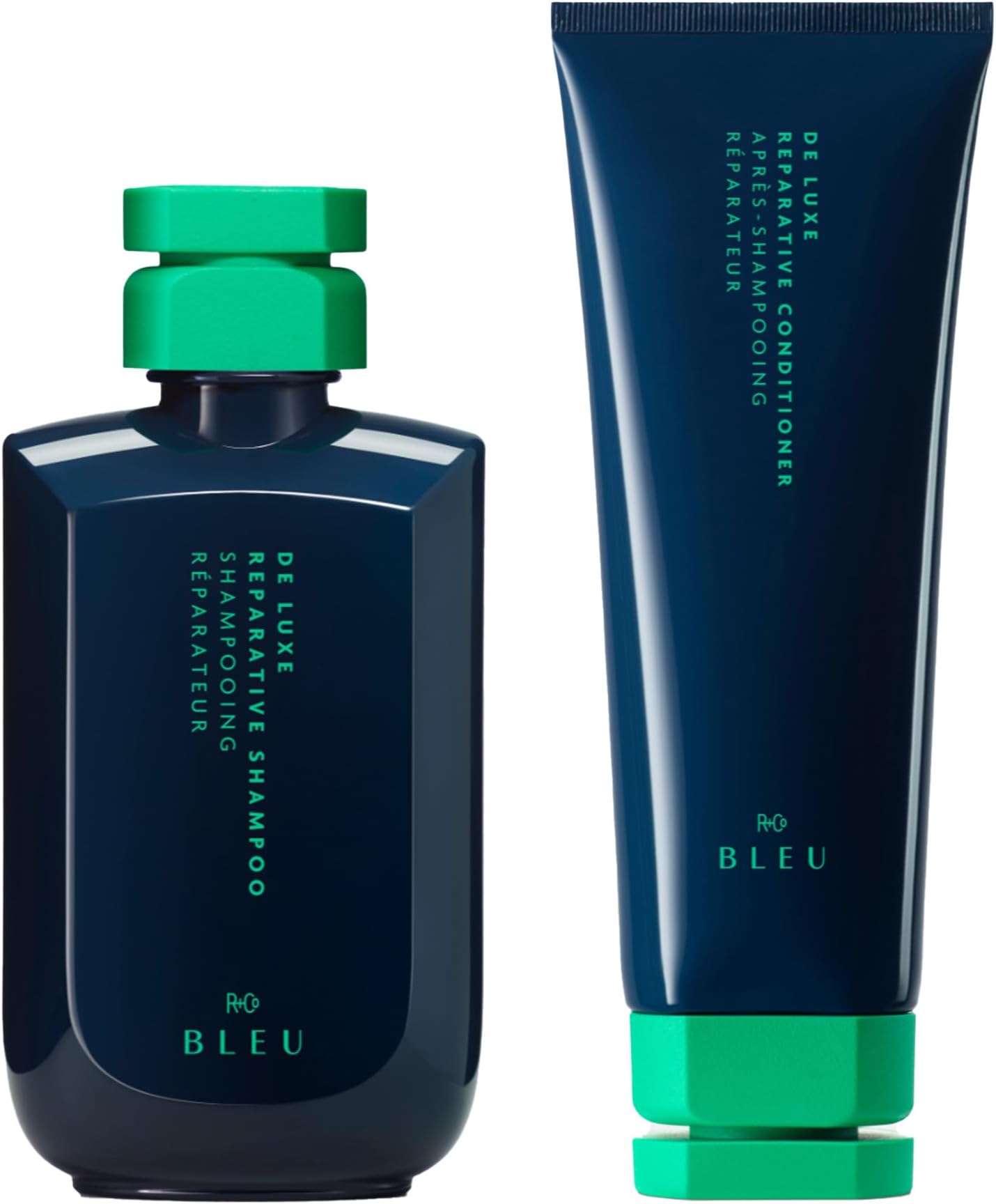 Amazon.com : R+Co Bleu De Luxe Reparative Shampoo (8.5 Oz) and ...