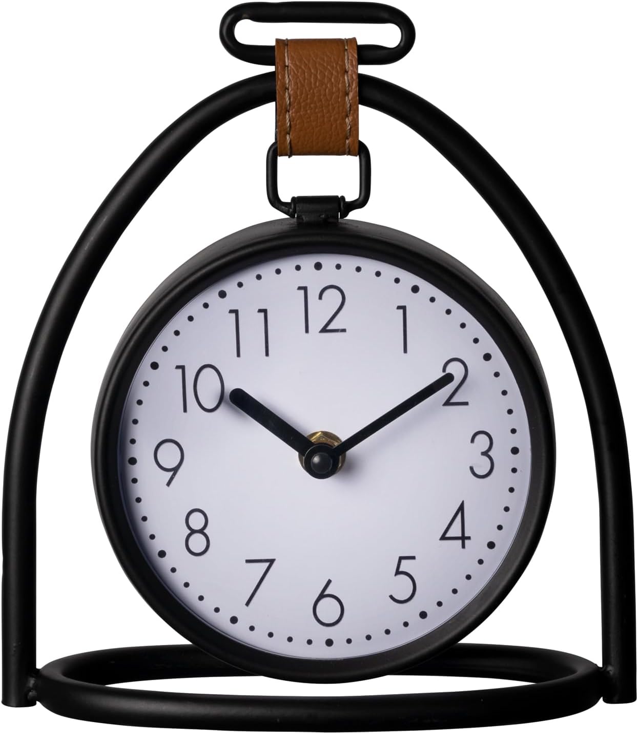 Amazon.com: Rae Dunn Desk Clock - Battery Operated Round Modern Rustic ...