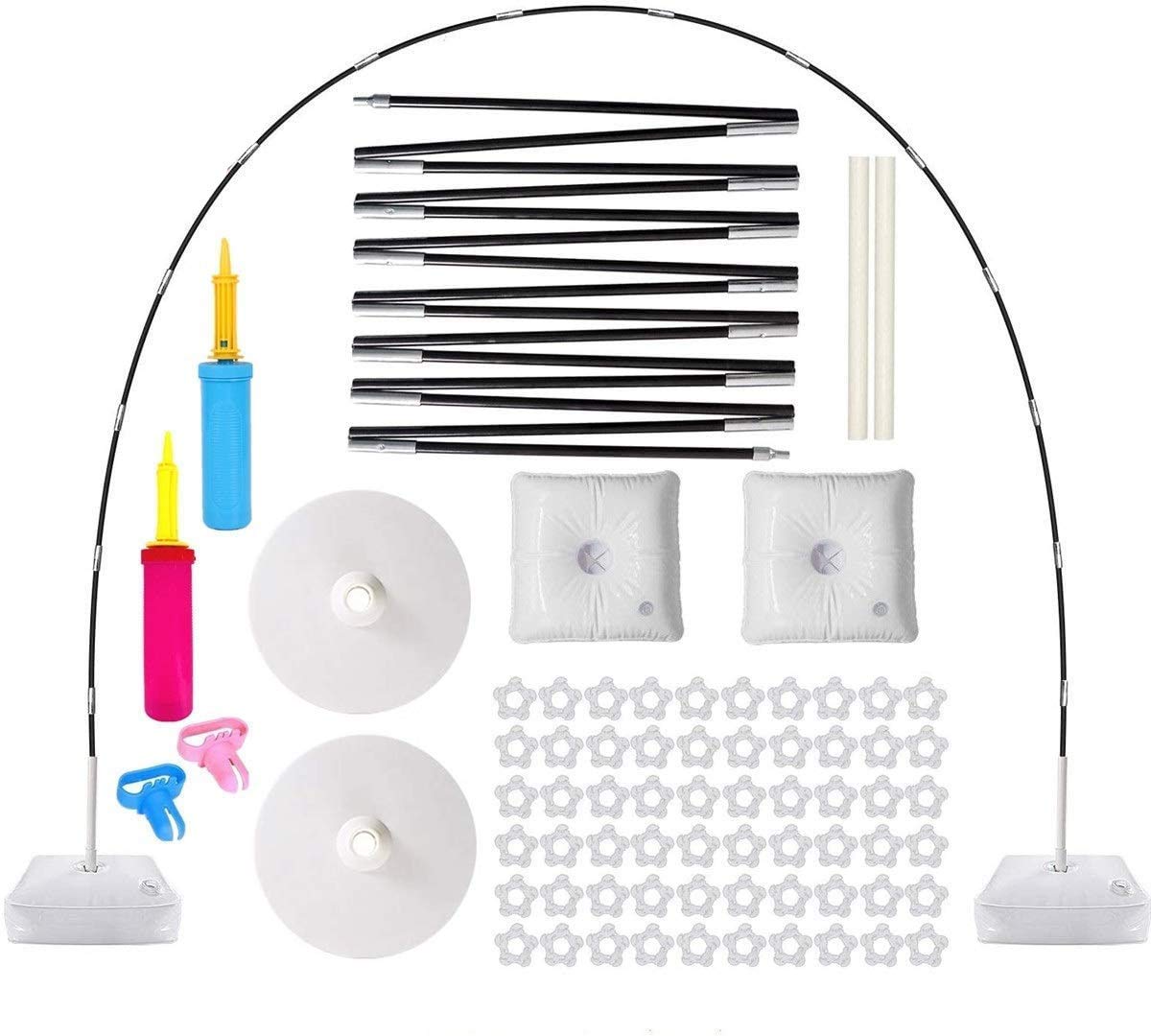 Buy Balloon Arch Kit,10Ft Wide&9Ft Height Adjustable Balloon Stand with ...