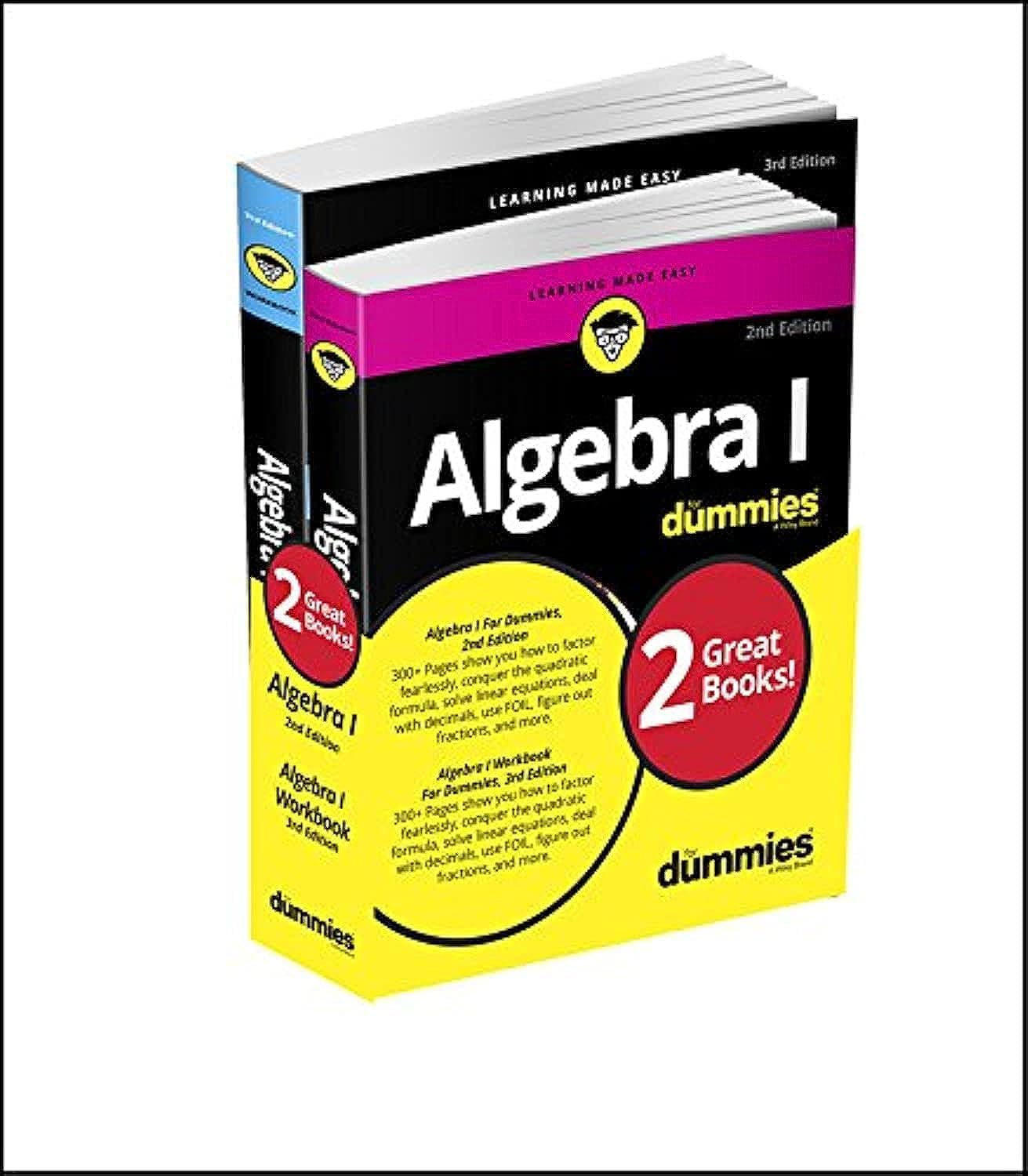Algebra I For Dummies Book + Workbook Bundle : Sterling, Mary Jane ...