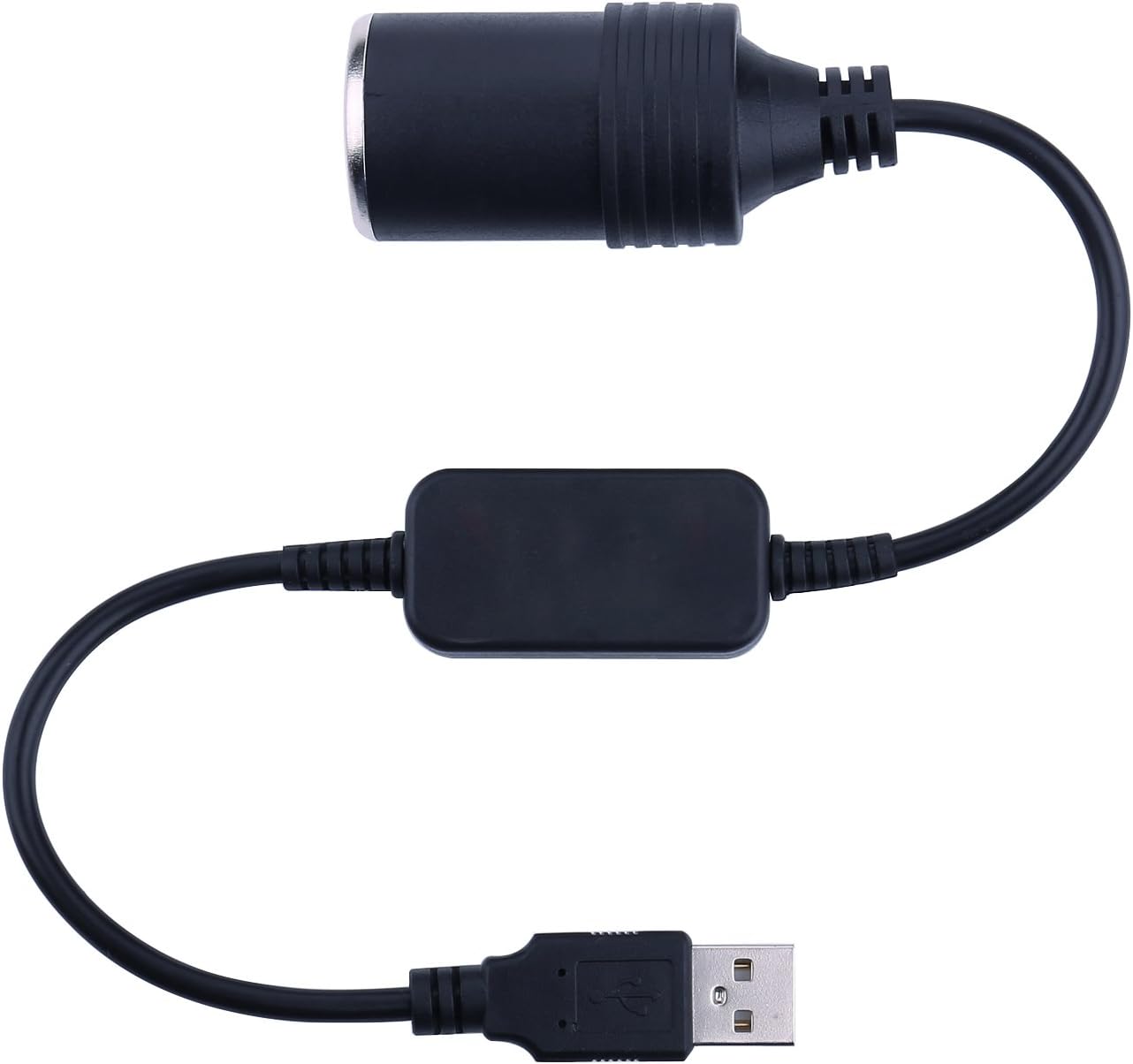 Amazon.com: USB Cigarette Lighter Adapter - iGreely USB A Male to 12V ...
