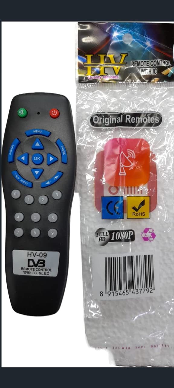 Buy JITON Free Dish d2h DVB dth Remote Control for Set Top Box ...