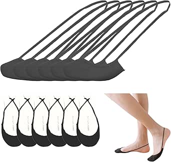 Amazon.com: LIANSHUJIA 6 Pairs Toe Topper Liner Socks for Women for ...