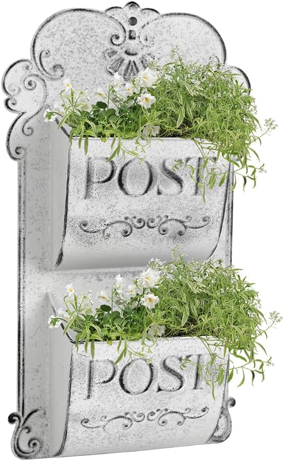 Amazon.com: All Chic Outdoor Wall Planters Metal Wall Planter Wall ...