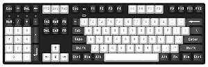 Amazon.com: Taka Neko Left Hand Mechanical Keyboard -108 Keys USB Wired ...